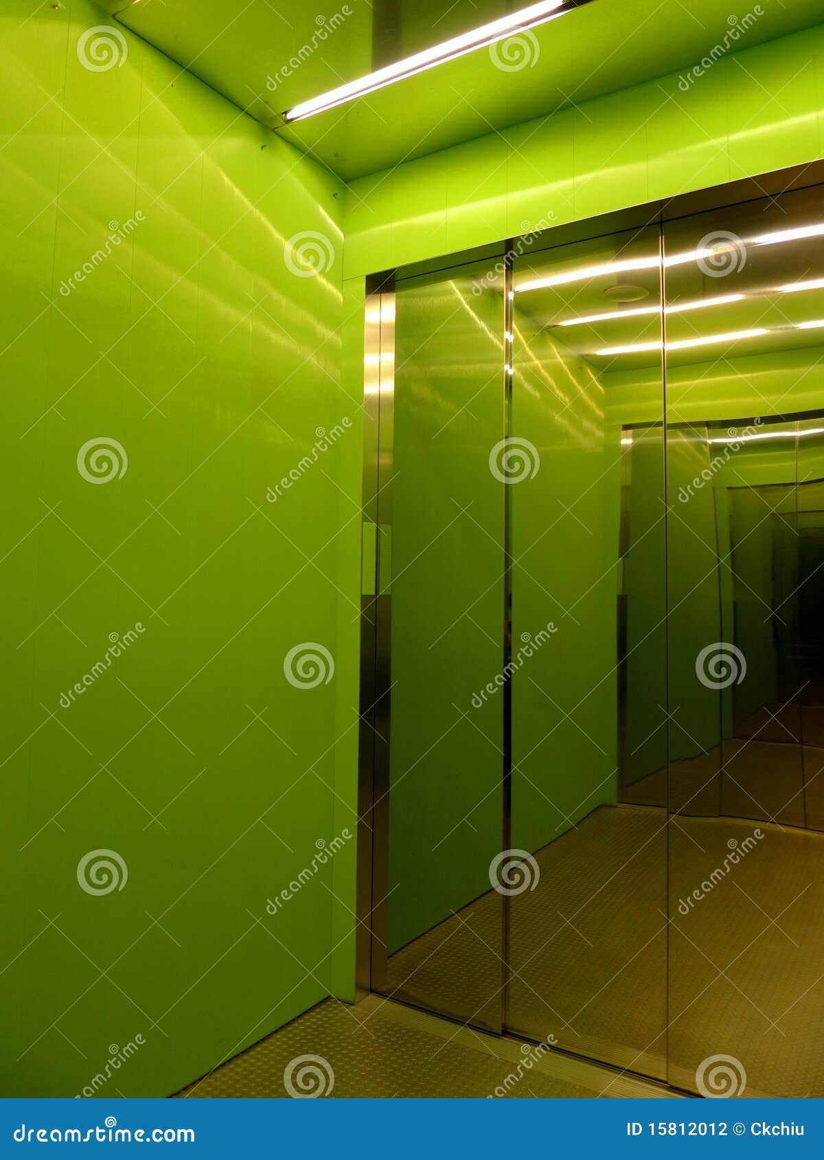 Green Elevator stock photo. Image of green, smart, space - 15812012