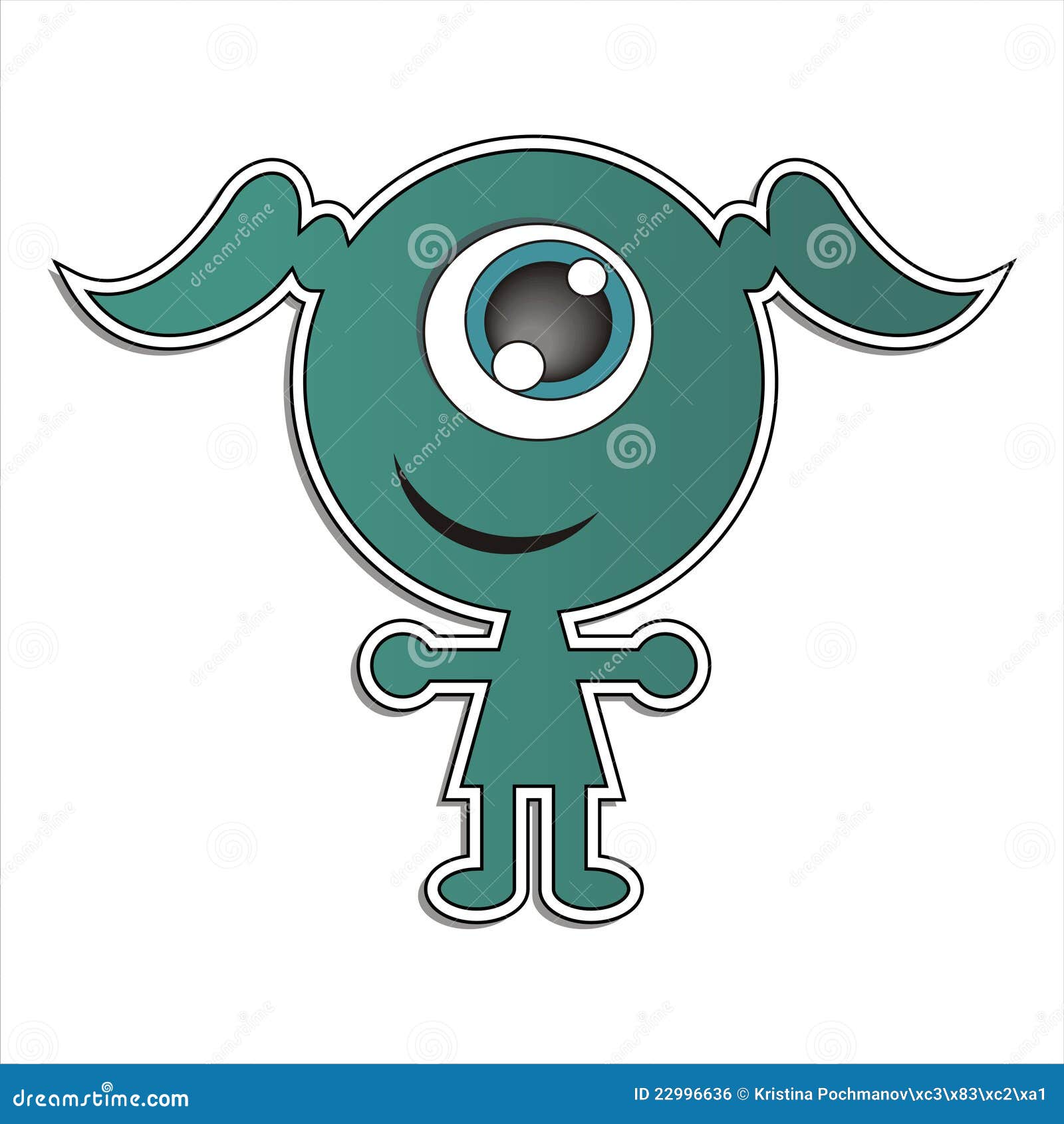 Green elf stock illustration. Illustration of modern - 22996636