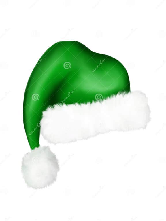 Green Elf Hat stock illustration. Illustration of jingles - 17258681