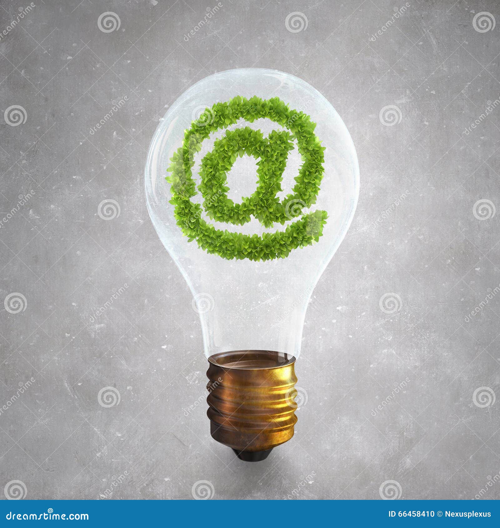 Green email symbol stock photo. Image of grass, data - 66458410