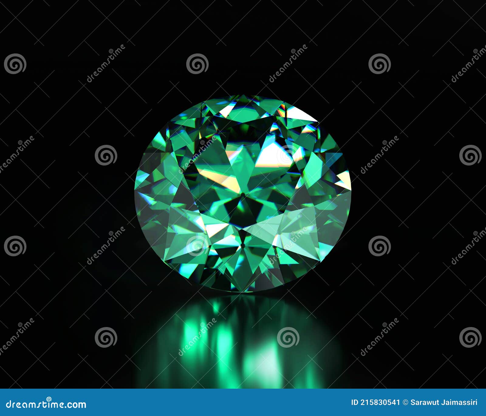 Emerald Diamond Pendant Necklace With Hector Guimard-inspired Design ...