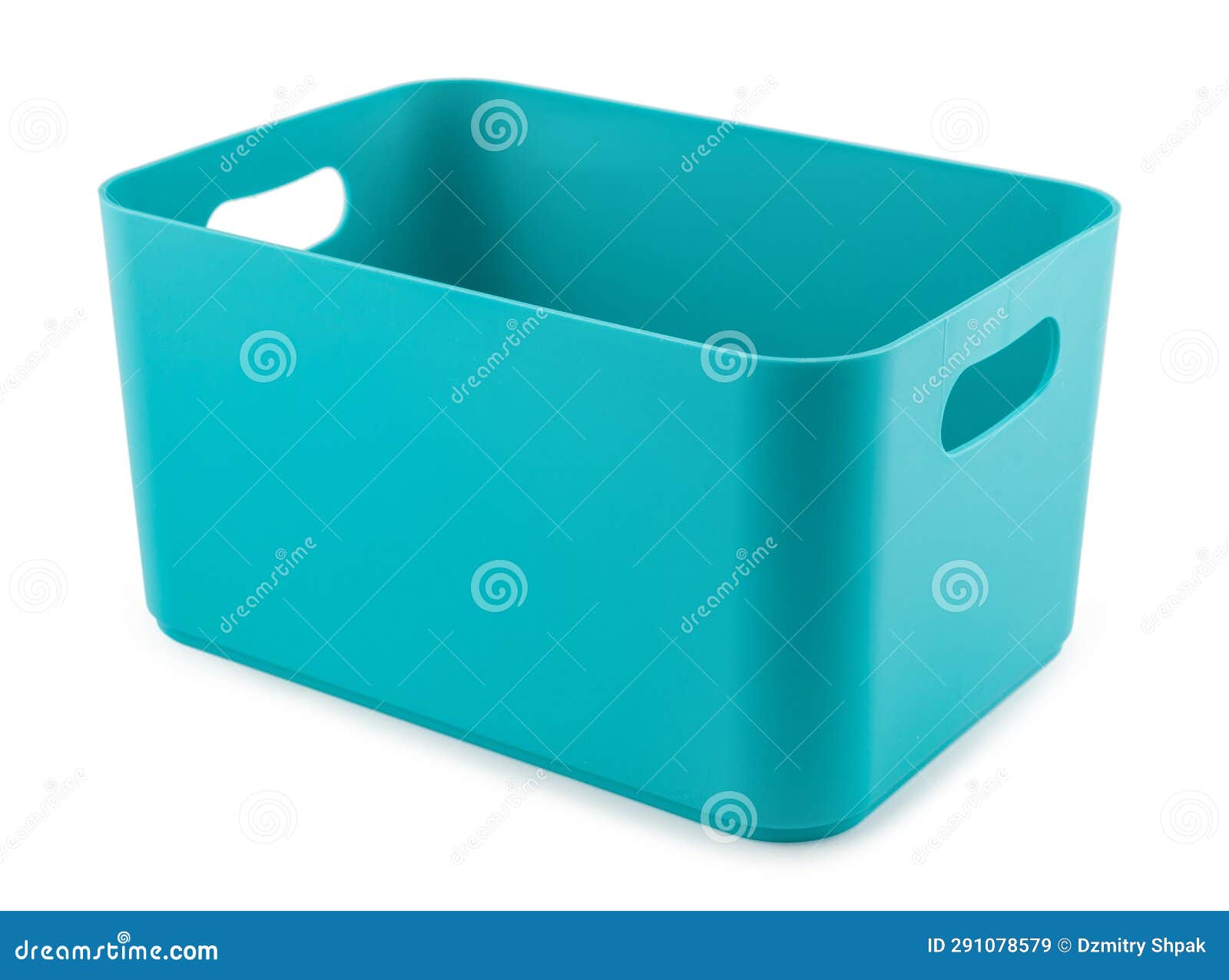 Green Empty Plastic Box Isolated on a White Background Stock Image ...