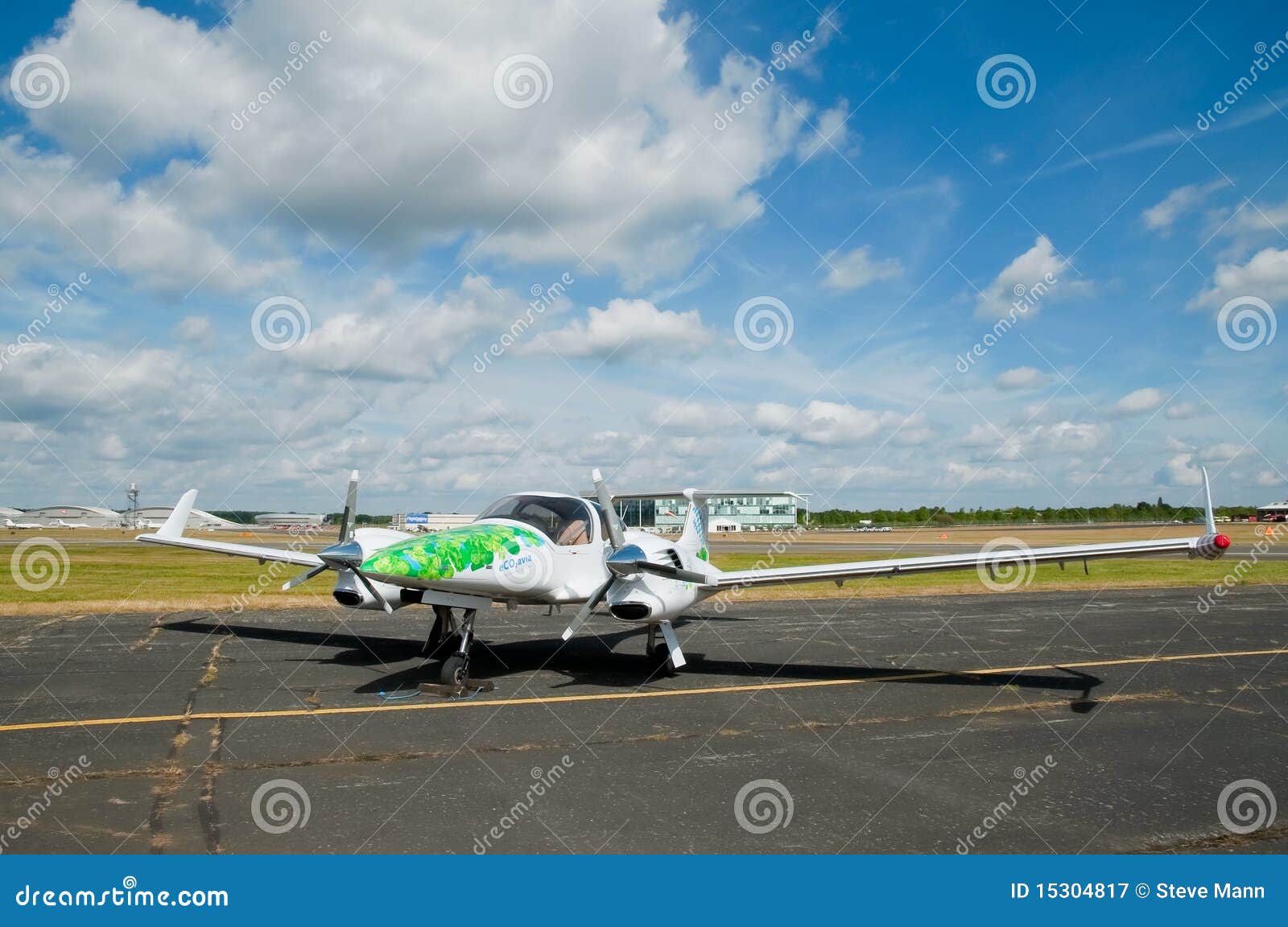 Green energy aircraft editorial photography. Image of green - 15304817
