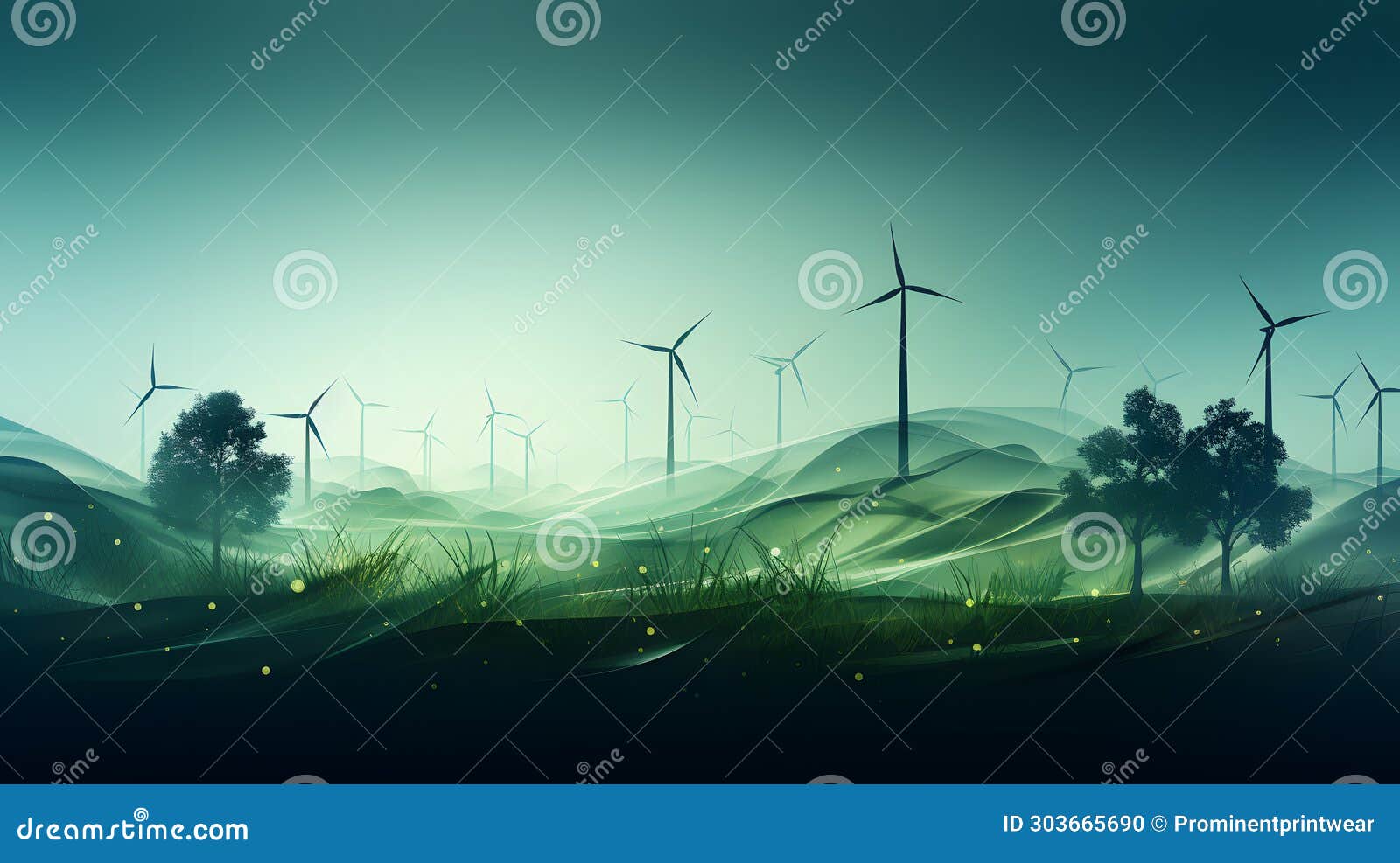 Green Energy Background, Environmentally Friendly Sustainable Power and ...