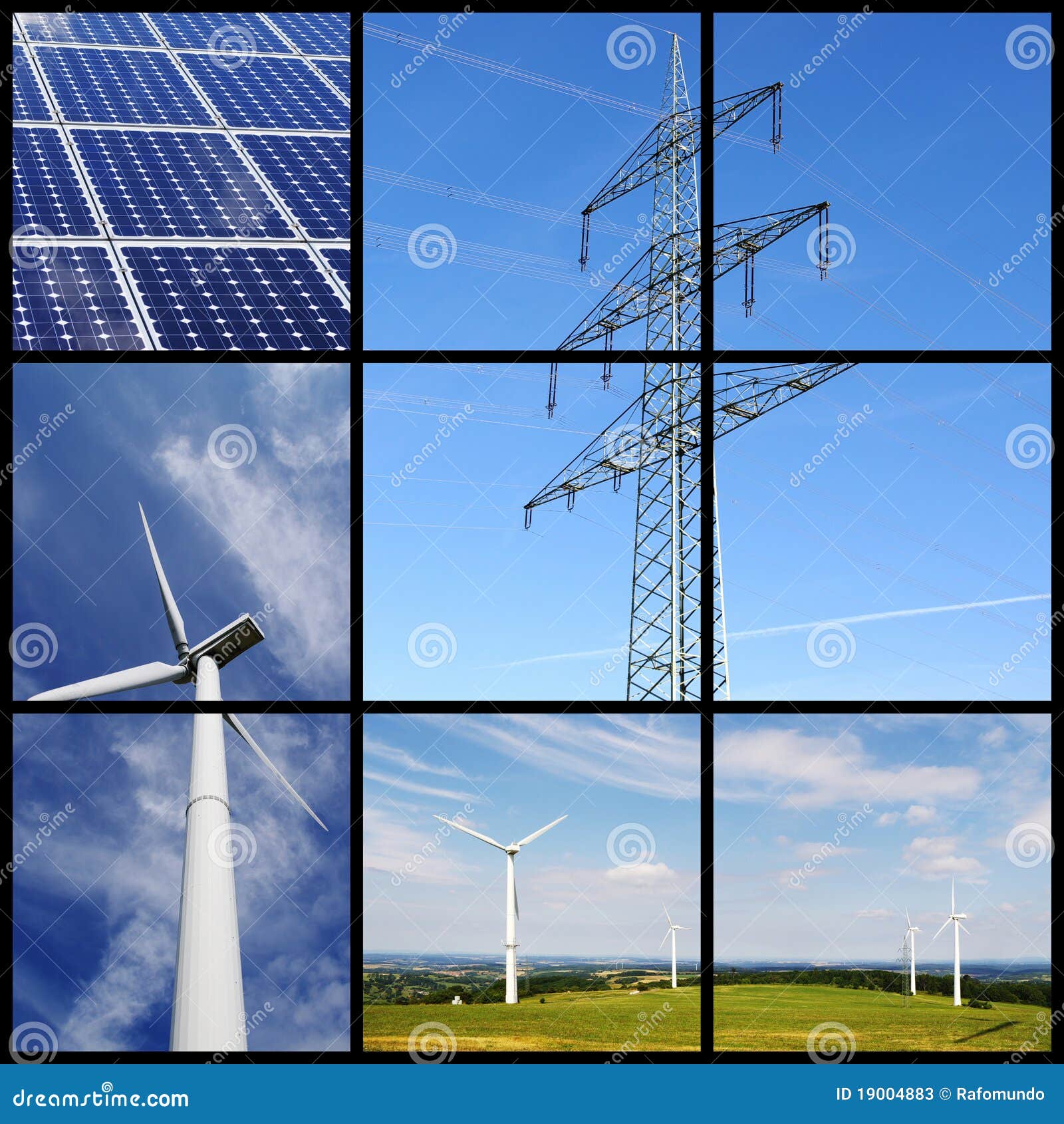 Green energy collage stock image. Image of environmental - 19004883