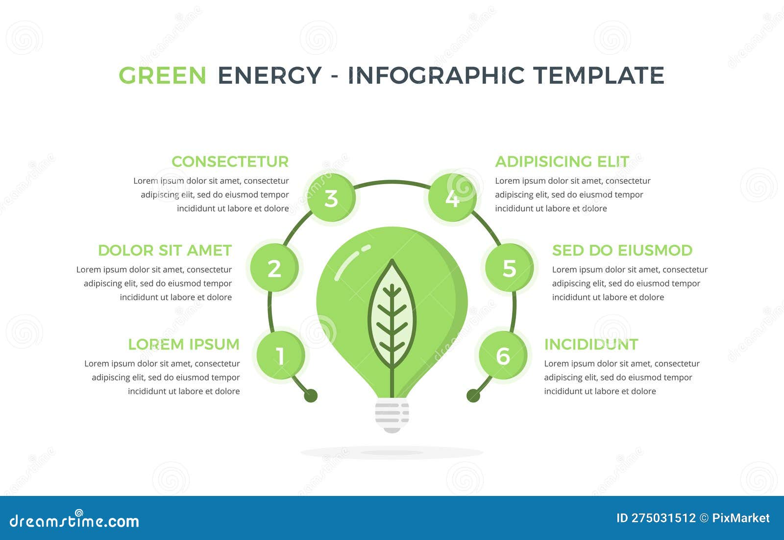 Green Energy Infographics stock vector. Illustration of graphic - 275031512