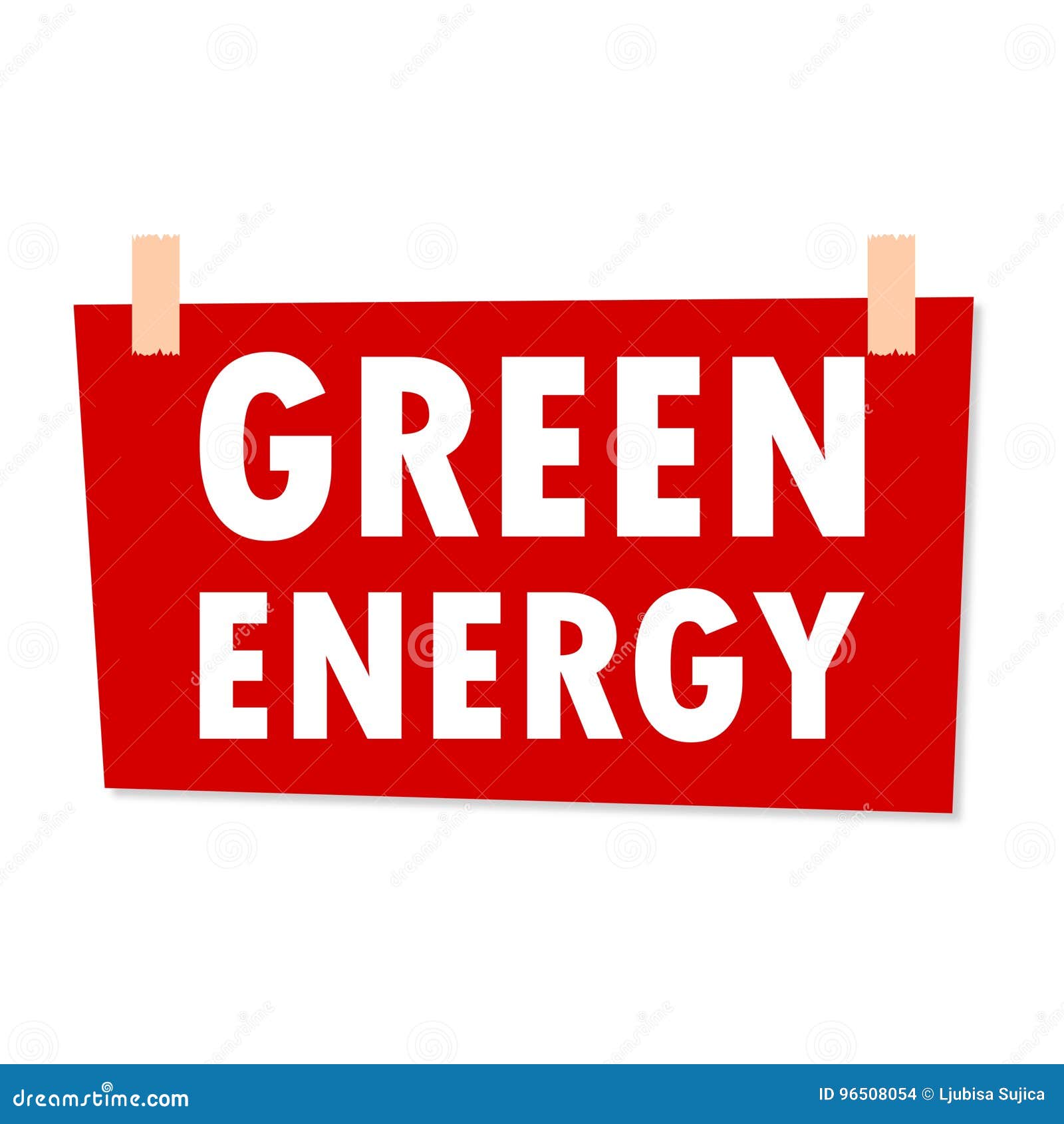 Green Energy Sign - Illustration Stock Vector - Illustration of ...