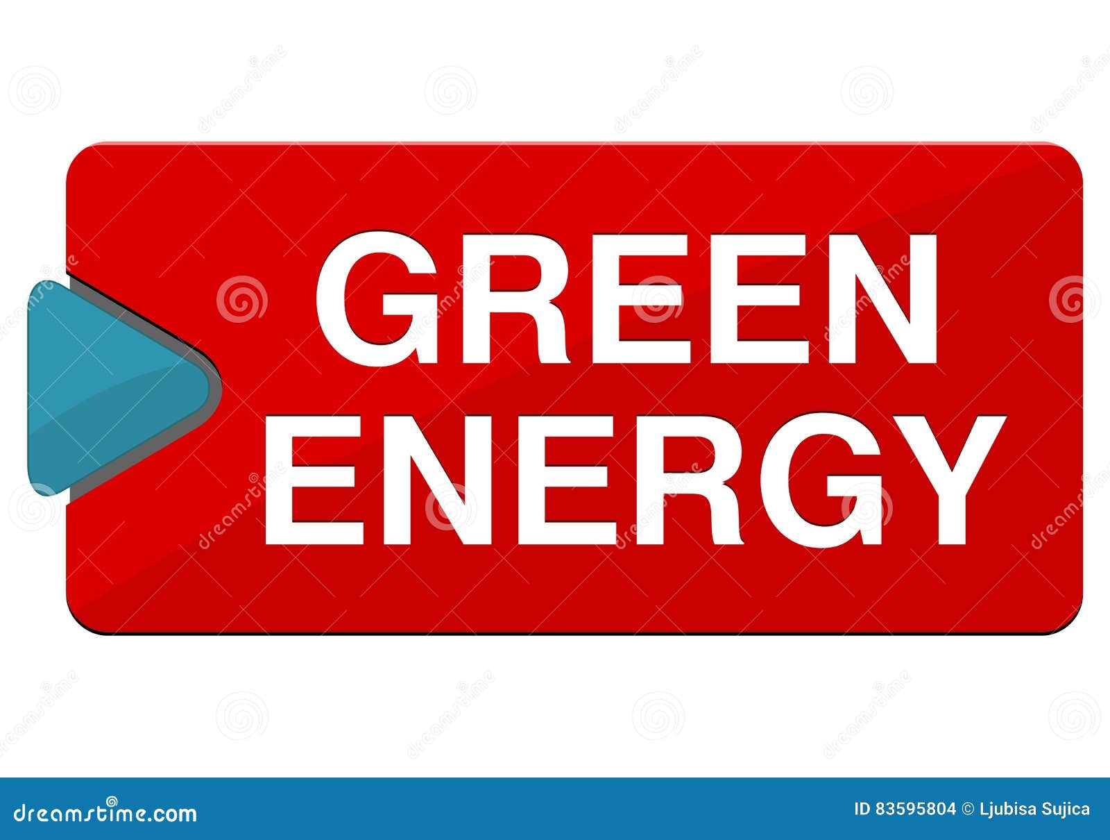 Green Energy Sign stock vector. Illustration of renewable - 83595804