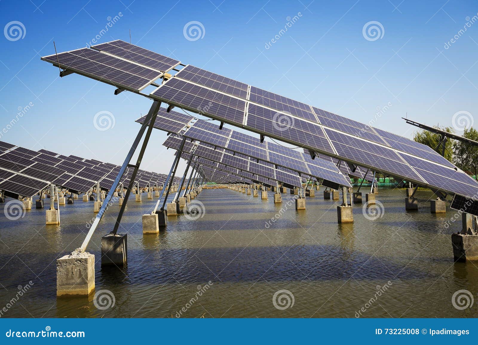 Green Energy and Sustainable Development of Solar Energy Stock Photo ...