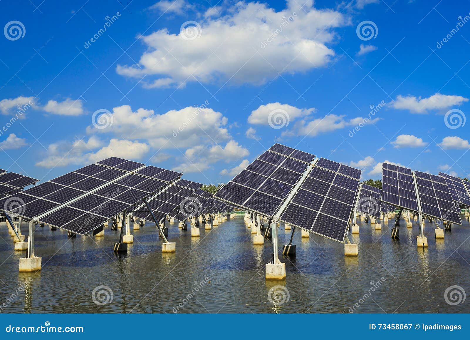 Green Energy and Sustainable Development of Solar Energy Stock Image ...