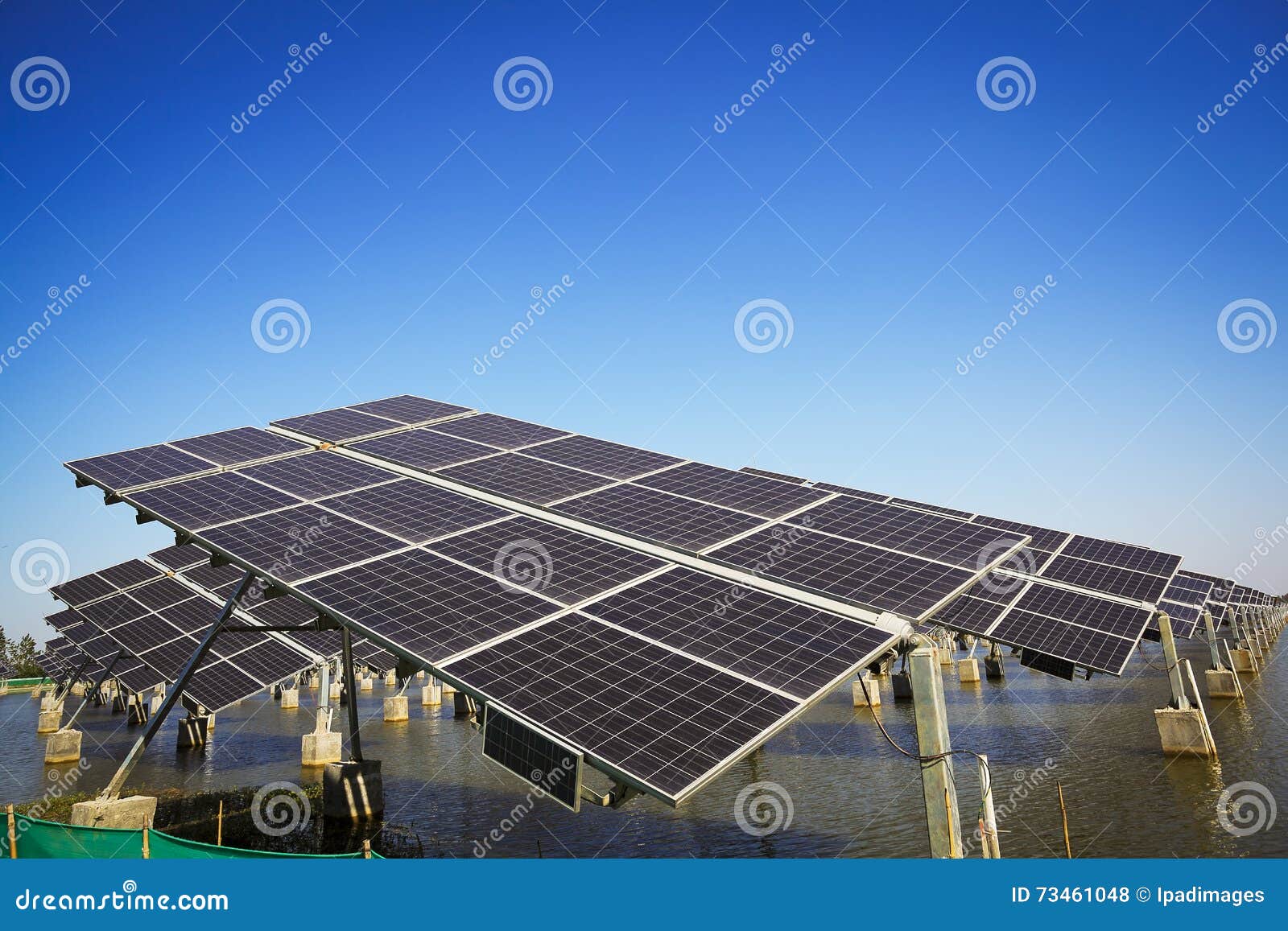 Green Energy and Sustainable Development of Solar Energy Stock Photo ...