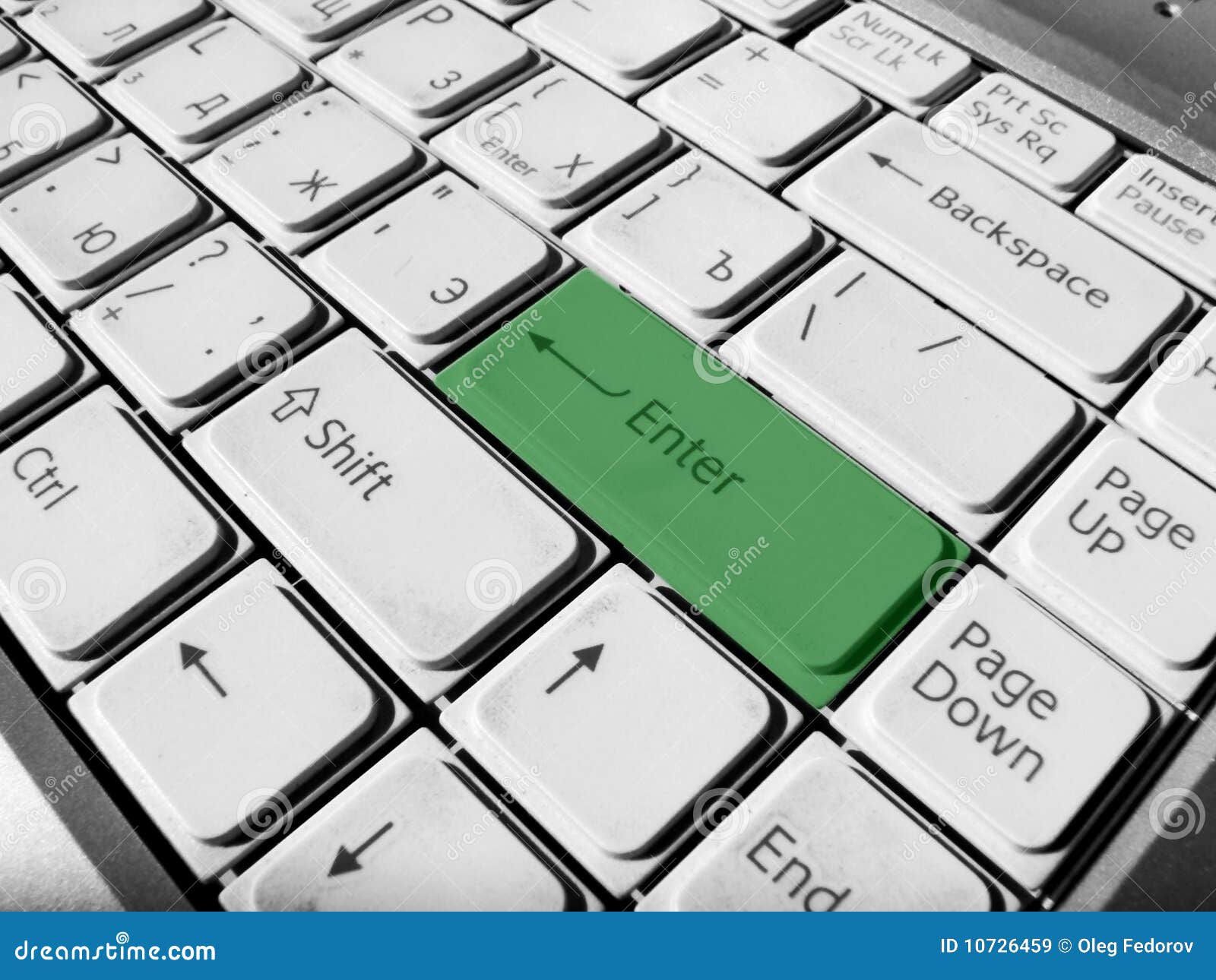 Green enter stock image. Image of internet, network, computer - 10726459