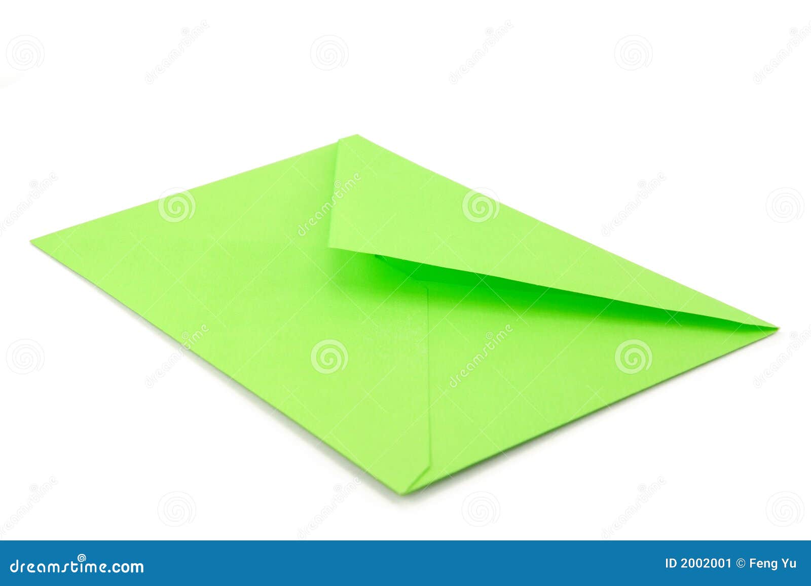 Green envelope stock image. Image of send, paper, media - 2002001