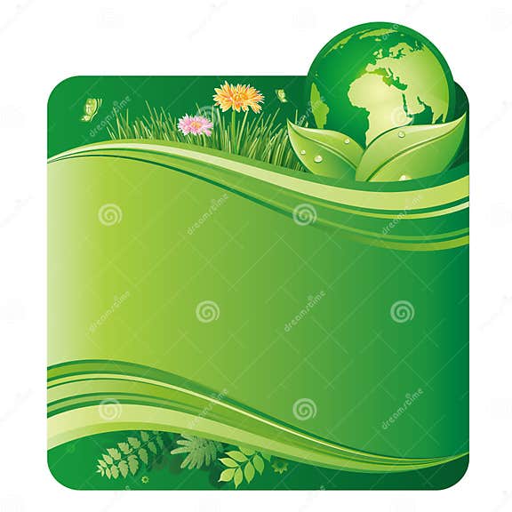 Green environment stock vector. Illustration of nature - 18812371