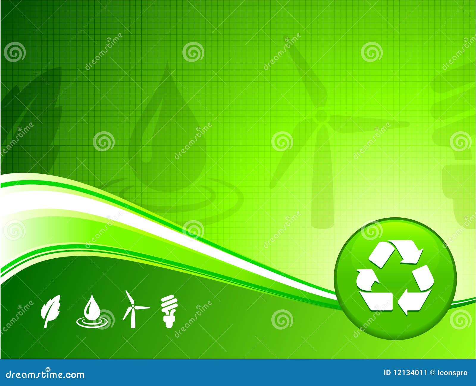 Green Environment Background Stock Vector - Illustration of leaf ...