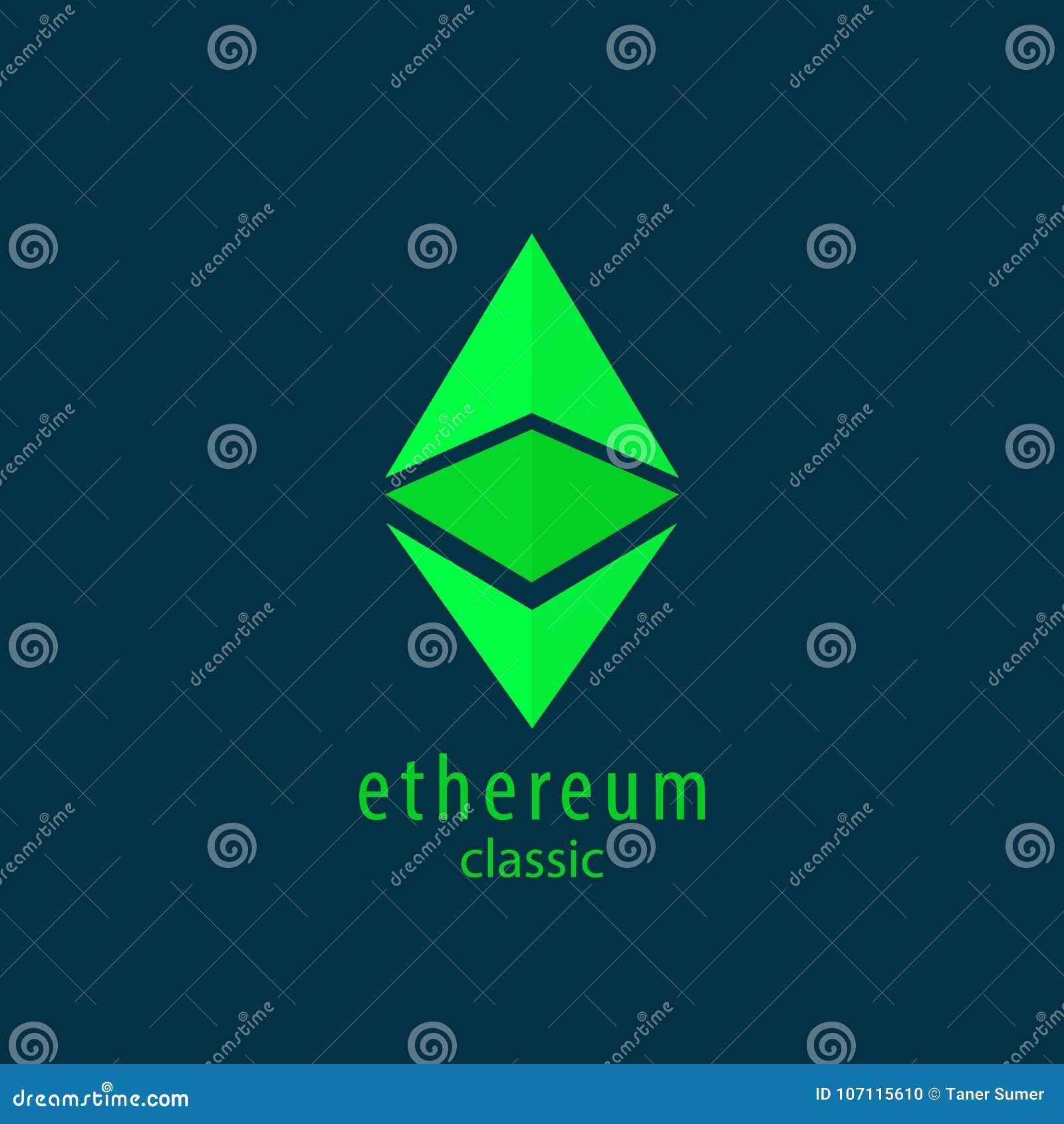Green Ethereum Classic Symbol Vector Icon, Illustration, Eps File ... Green Ethereum Classic Symbol Vector Icon, Illustration, Eps File ...