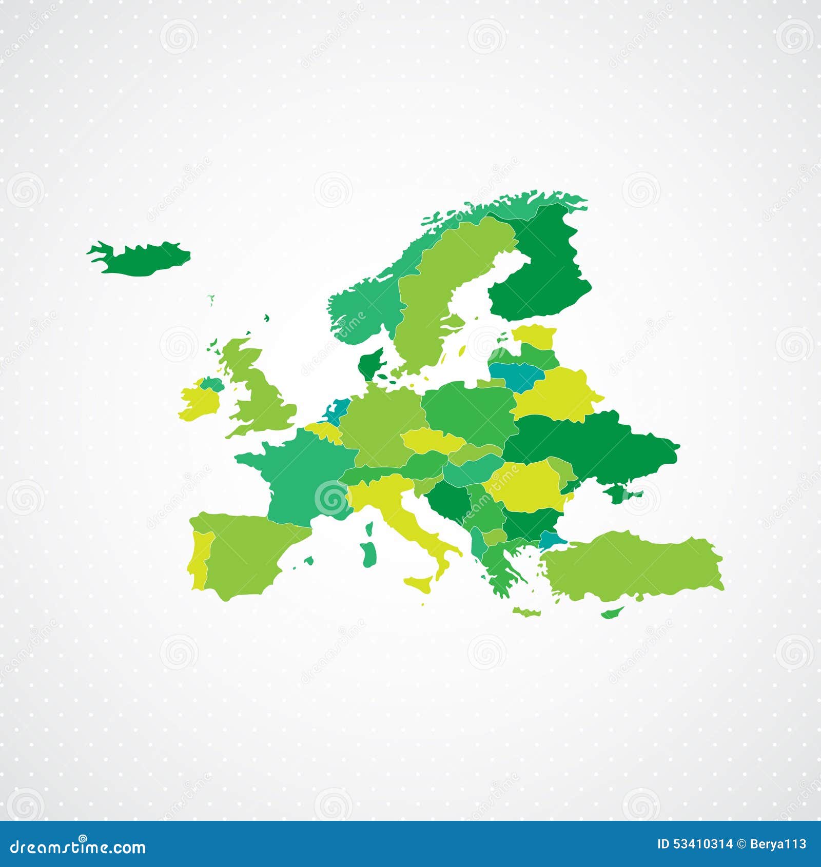 Green Europe Map Background Vector Illustration Stock Vector ...