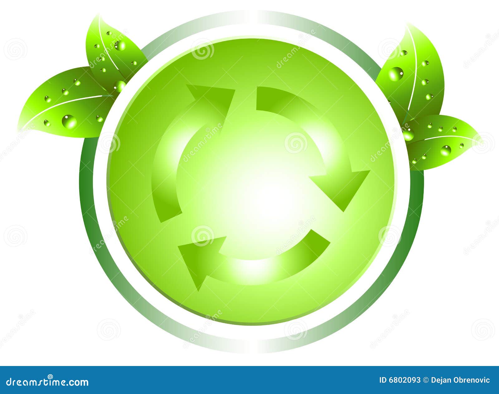 Green Evolution stock vector. Illustration of drop, element - 6802093
