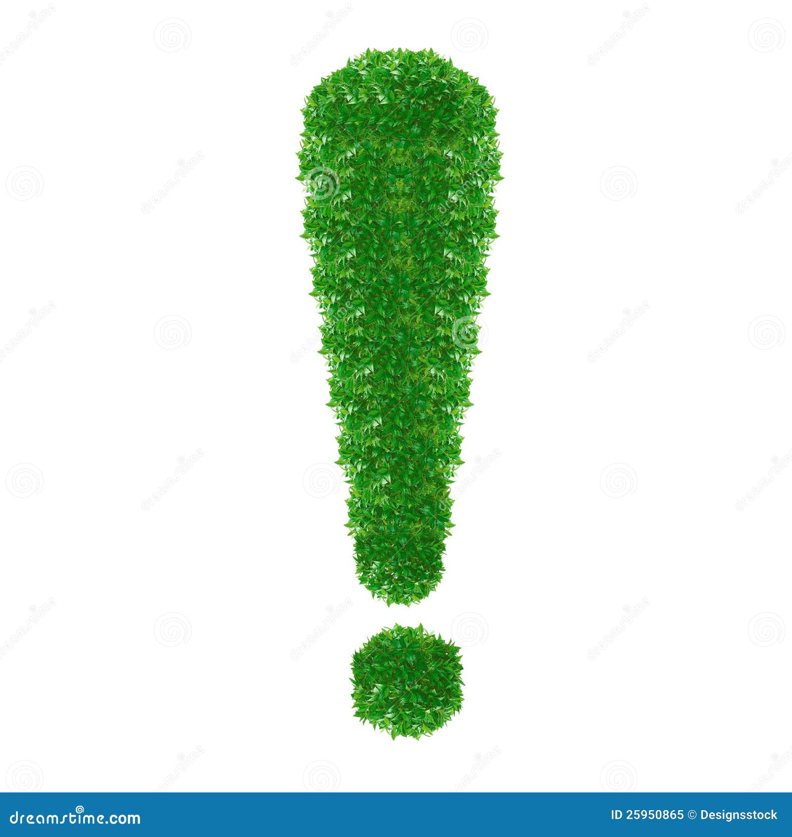 Green Exclamation mark stock illustration. Illustration of fresh - 25950865