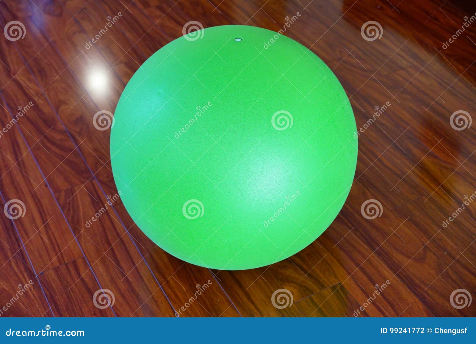 Green Exercise Ball stock photo. Image of empty, healthcare - 99241772