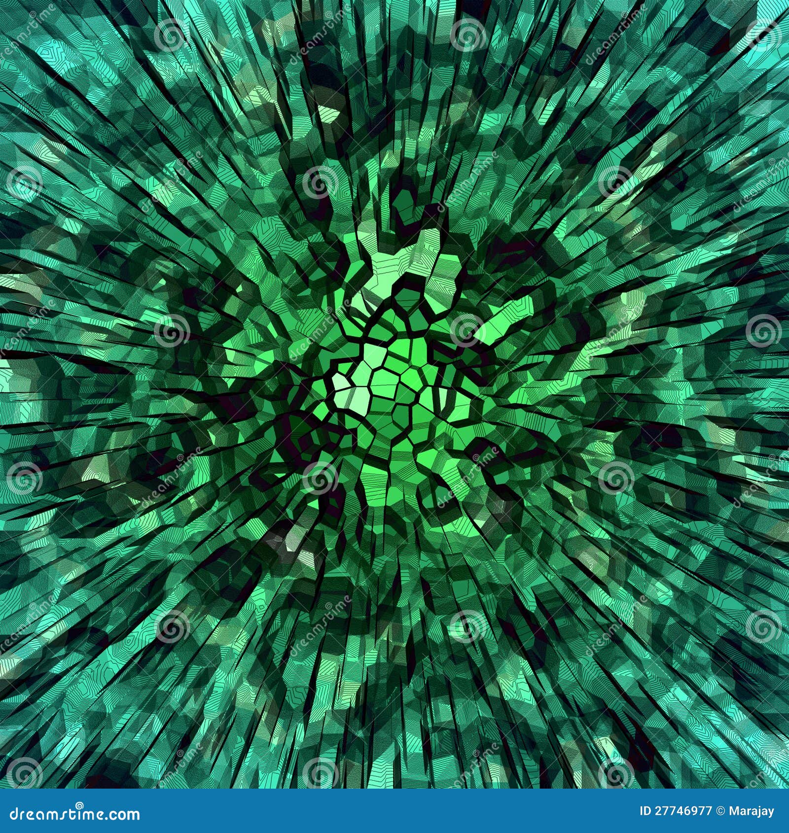 Green explosion stock illustration. Illustration of glass - 27746977