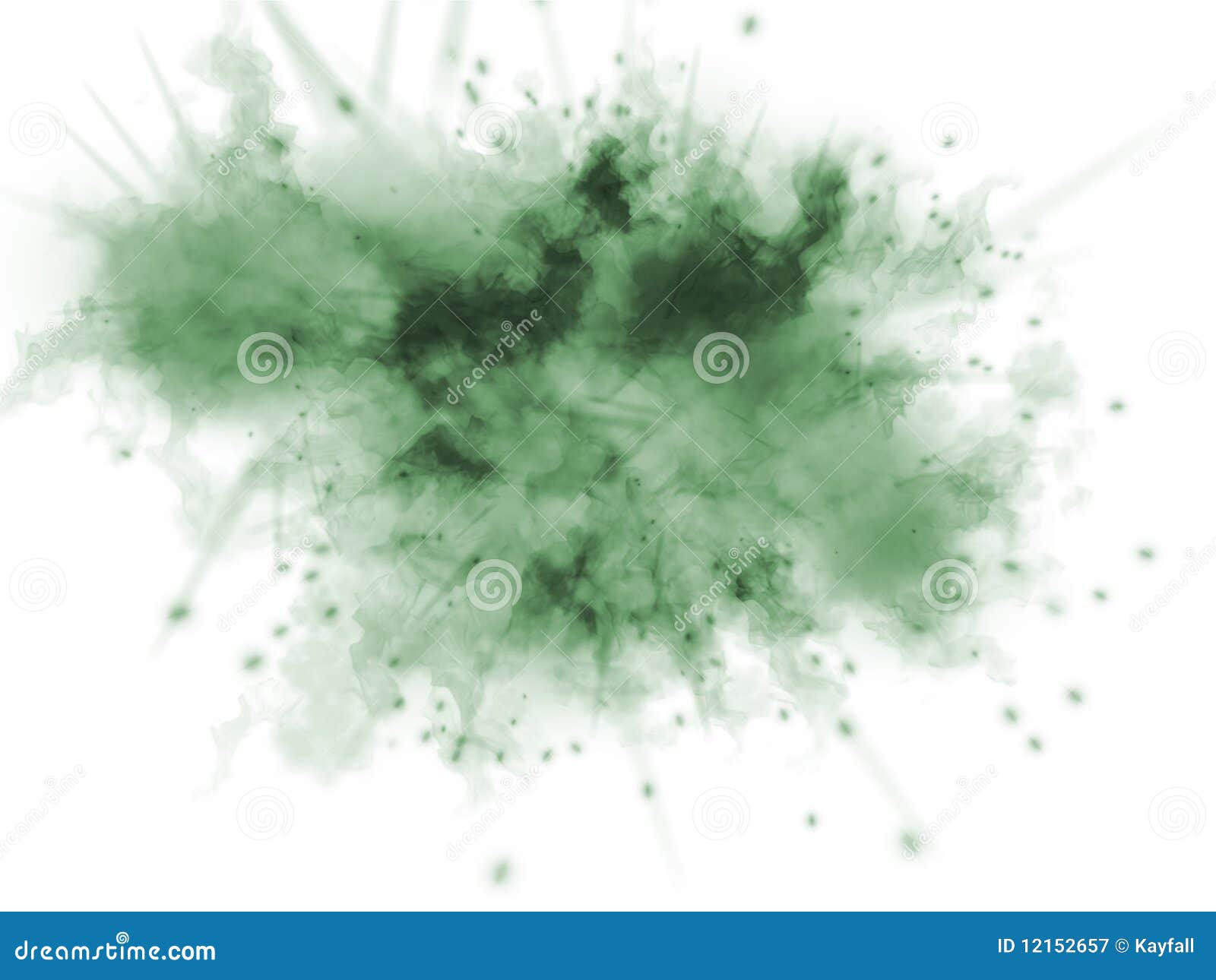 Green Explosion with Sparkles Stock Illustration - Illustration of ...