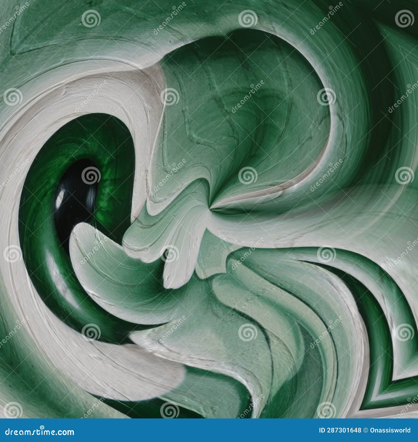 Green Eye Abstract Background Shapes and Blurs Stock Illustration ...