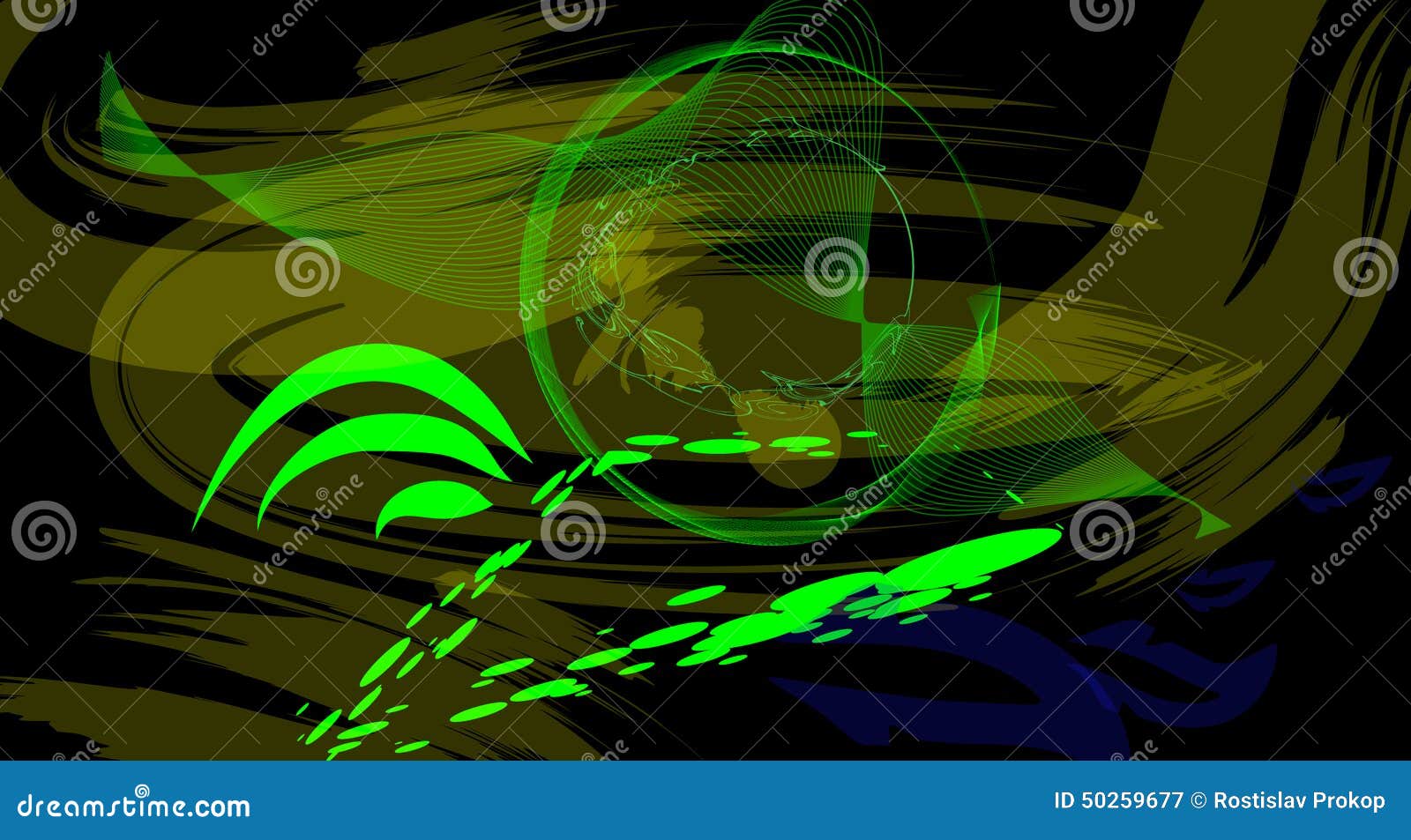 Green eye of god stock illustration. Illustration of construction ...