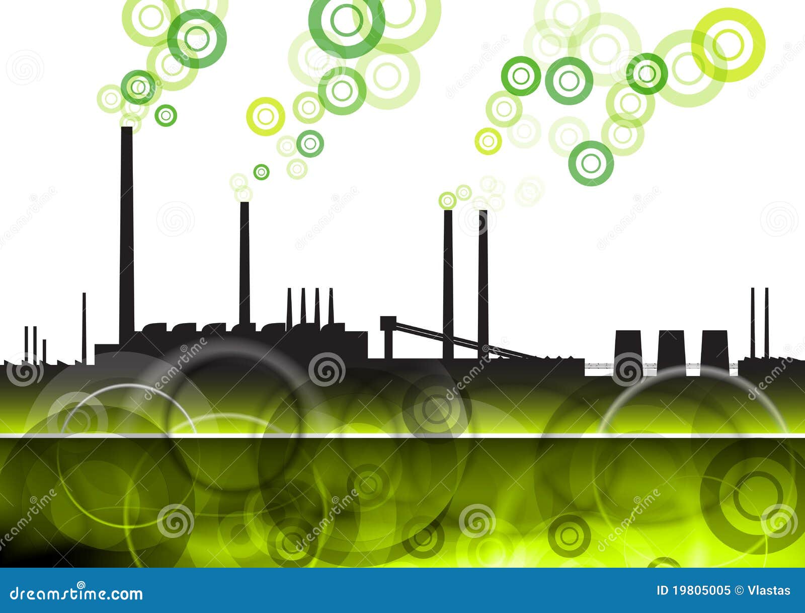 Green Factory Vector