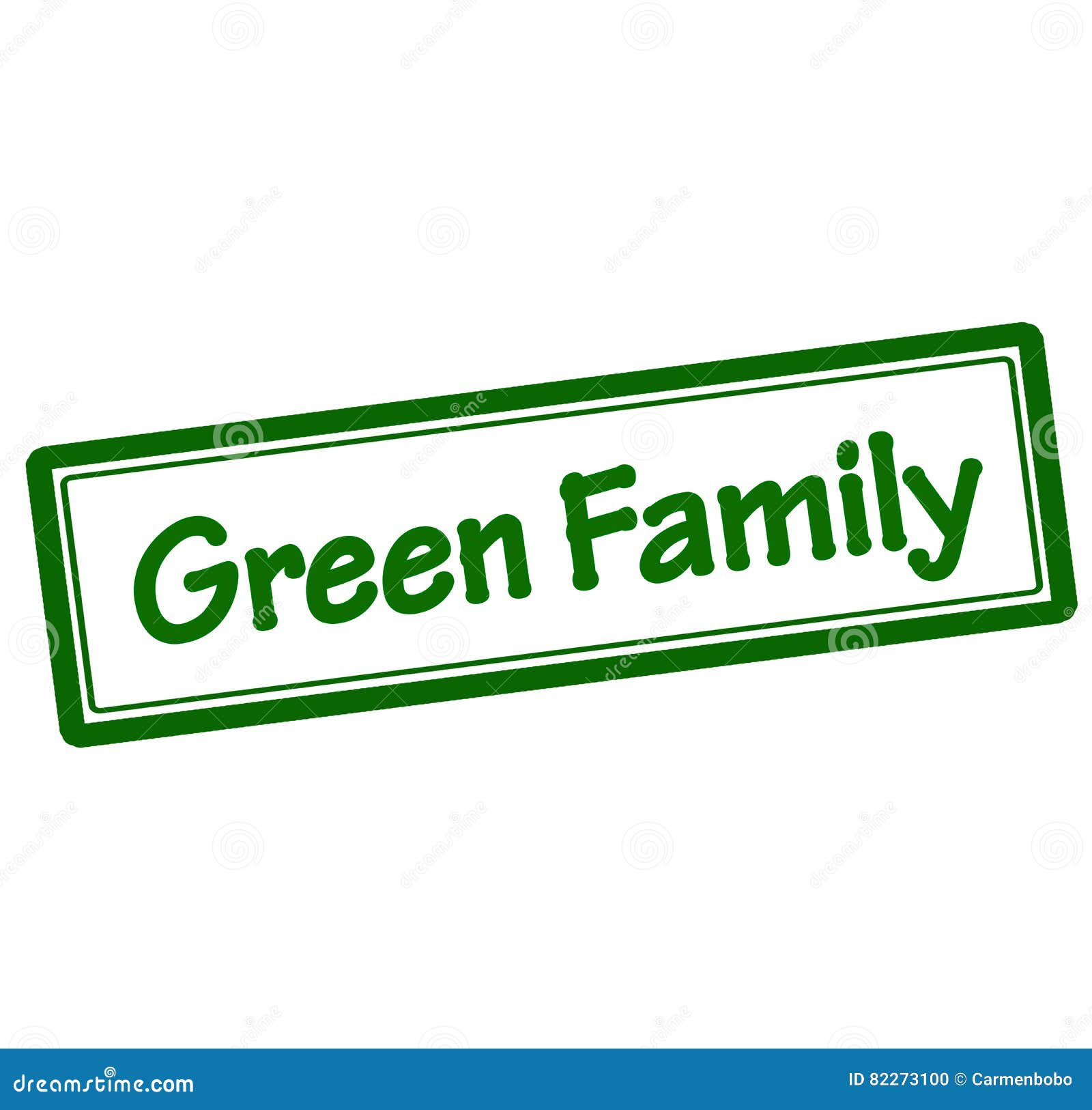 Green family stock vector. Illustration of rubber, symbol - 82273100