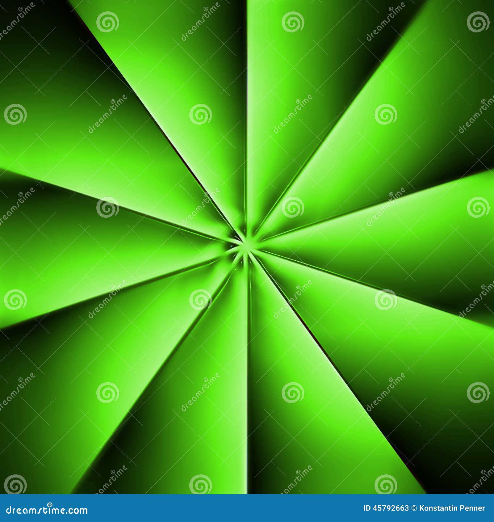 A Green Fan on a Dark Background Stock Illustration - Illustration of ...