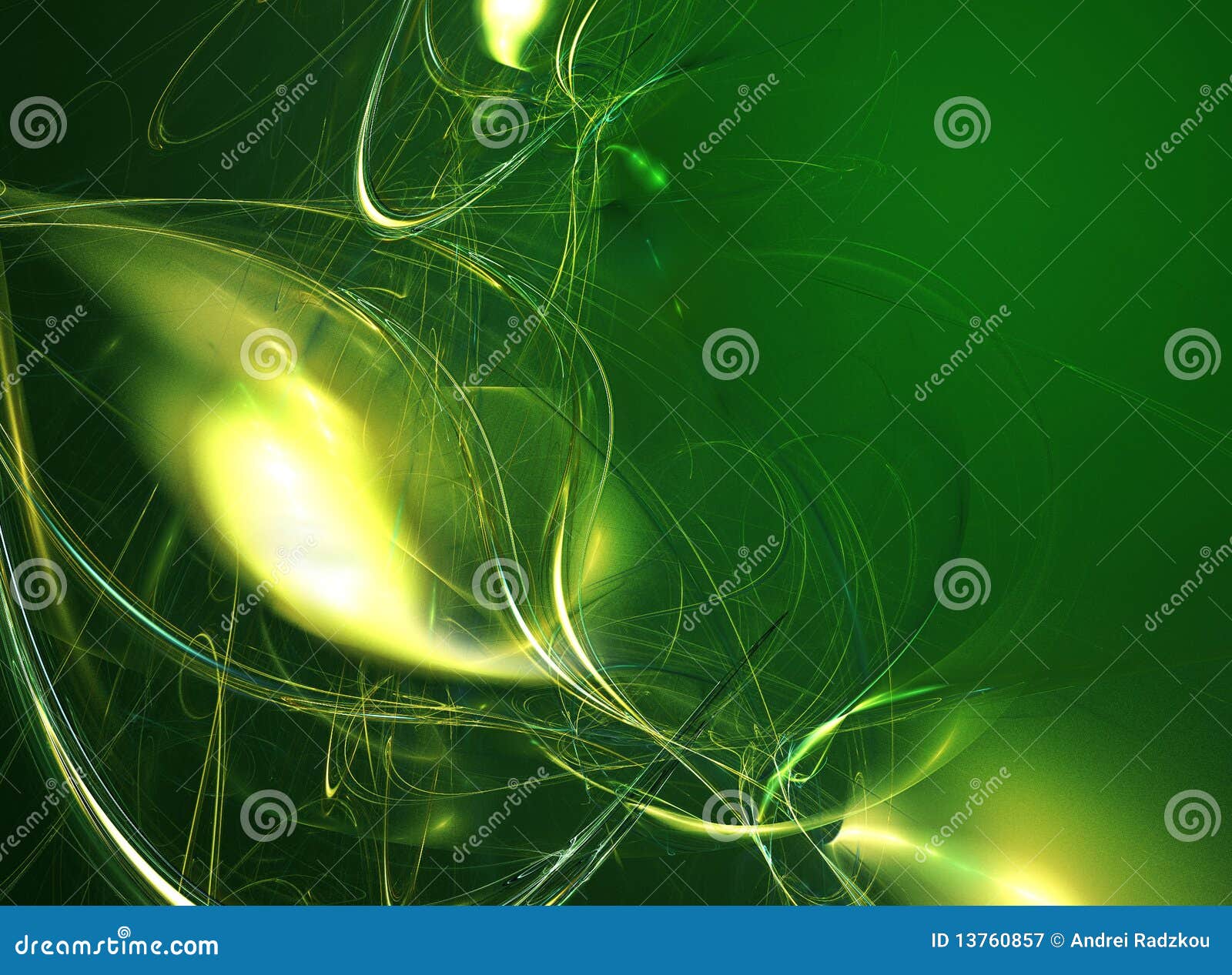 Green fantasy stock illustration. Illustration of abstract - 13760857