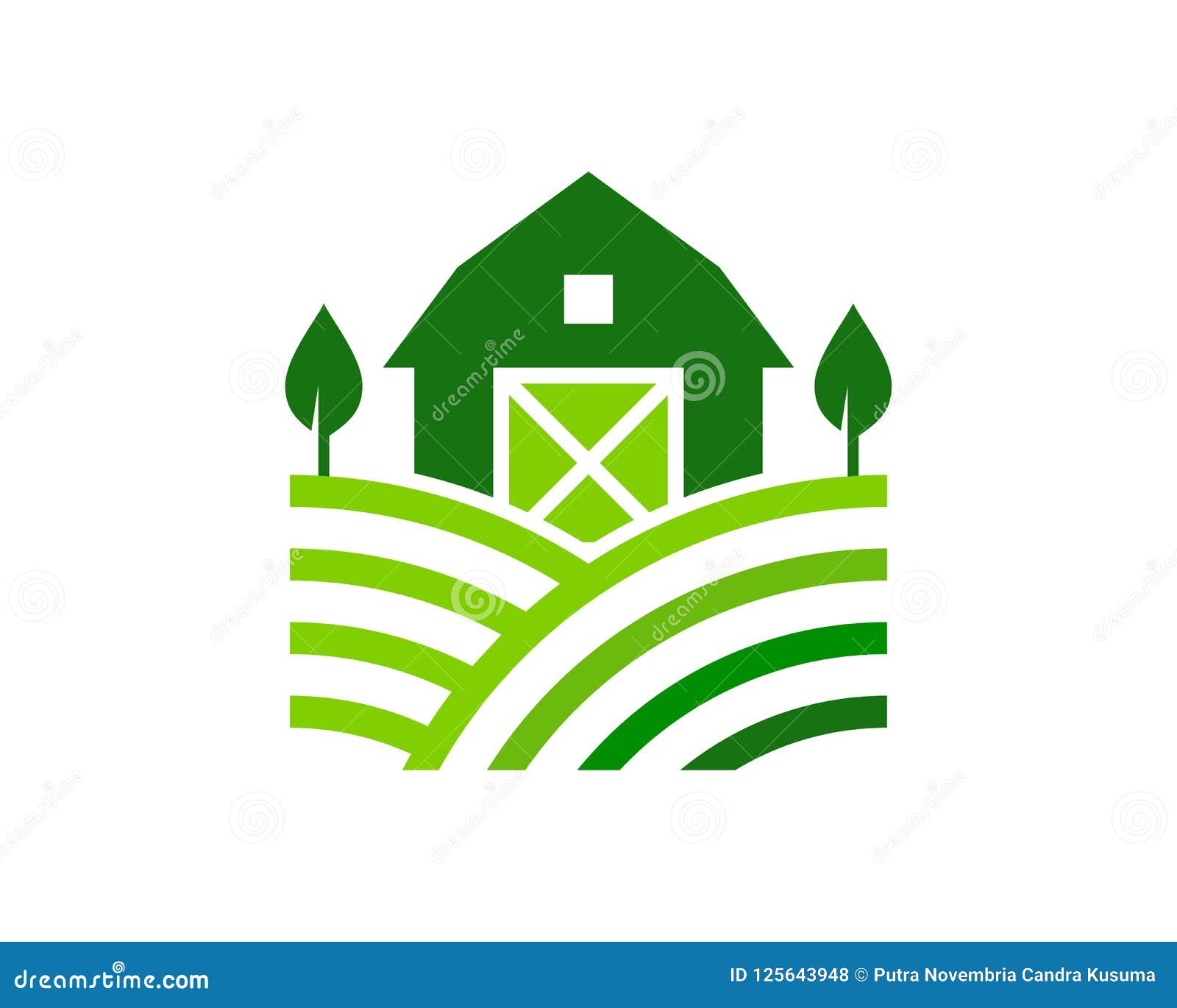 Green Farm Logo Icon Design Stock Vector - Illustration of element ...