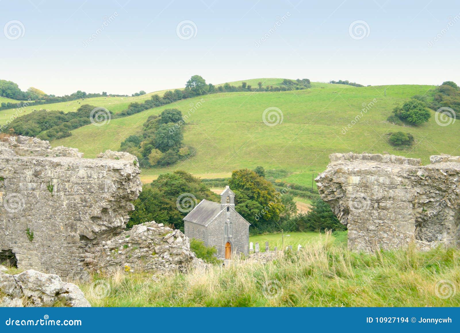 Green Fields of Ireland stock photo. Image of mountains - 10927194
