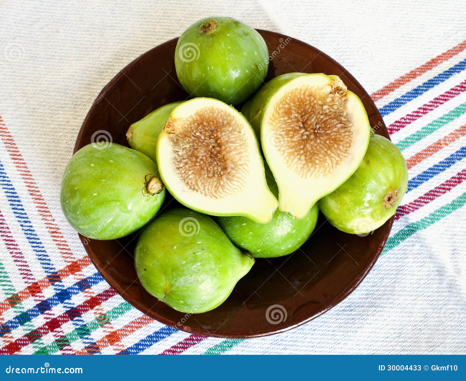 Green figs stock image. Image of exotic, saucer, ripe - 30004433