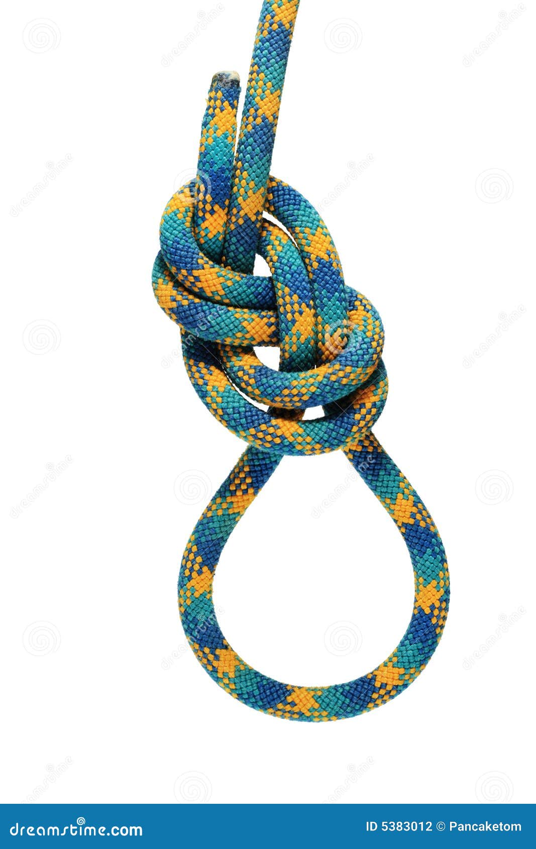 Red Figure Eight Knot Stock Photo | CartoonDealer.com #4697460