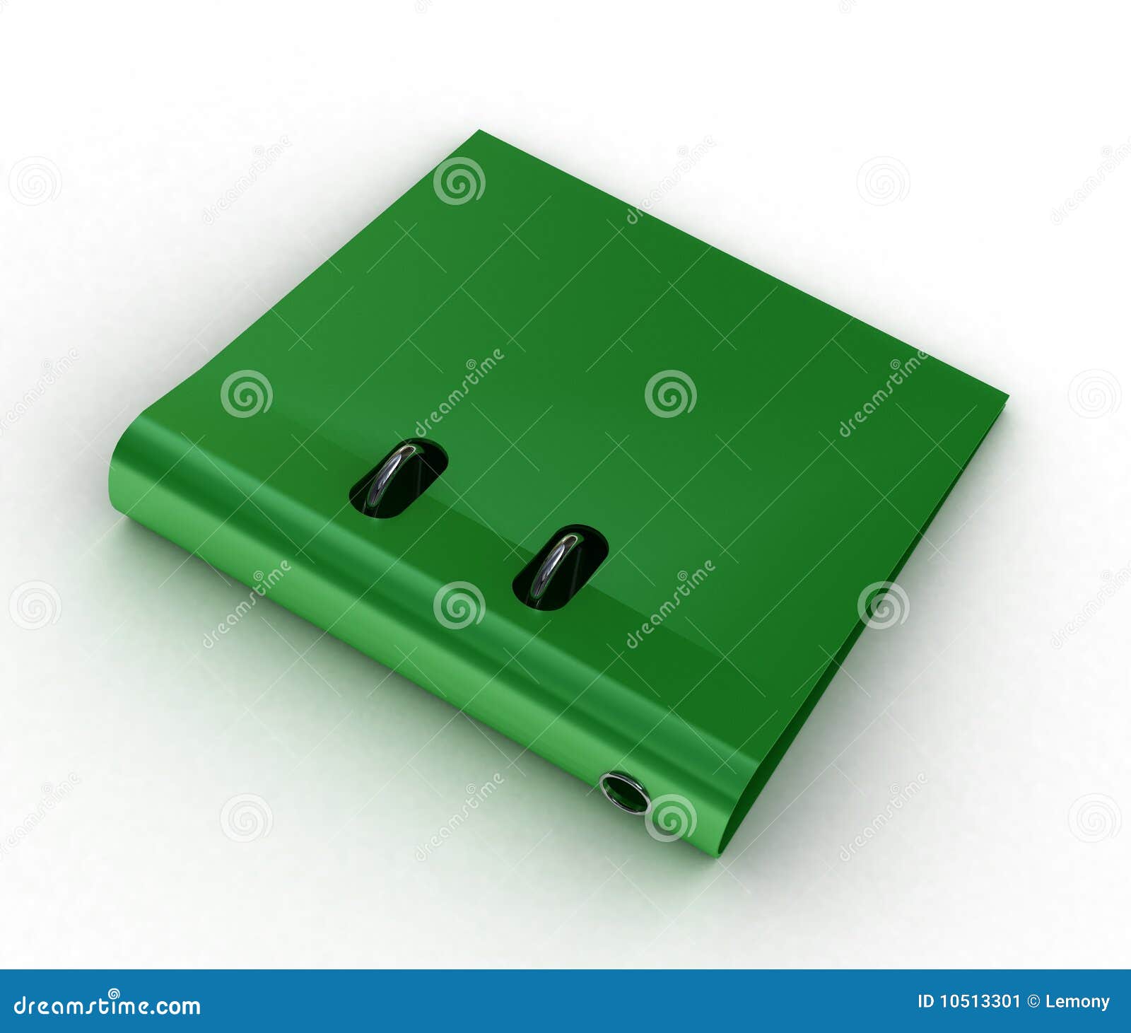 Green file , binder stock illustration. Illustration of documents ...