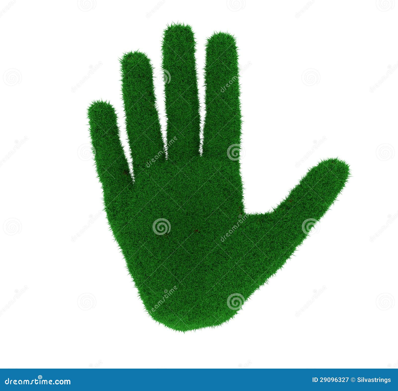 Green fingers stock illustration. Illustration of thumb - 29096327