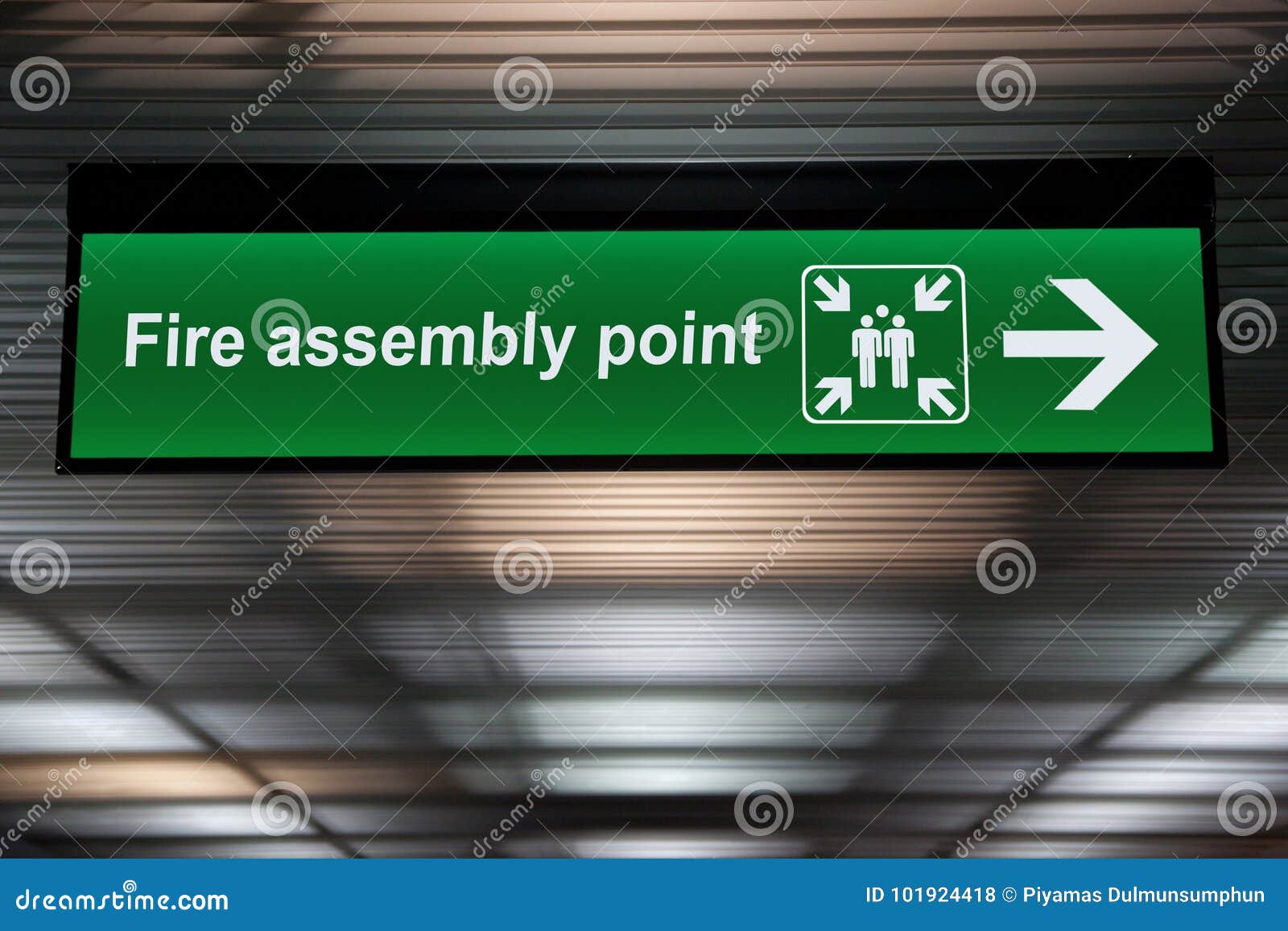 Fire Assembly Point Sign Royalty-Free Stock Image | CartoonDealer.com ...