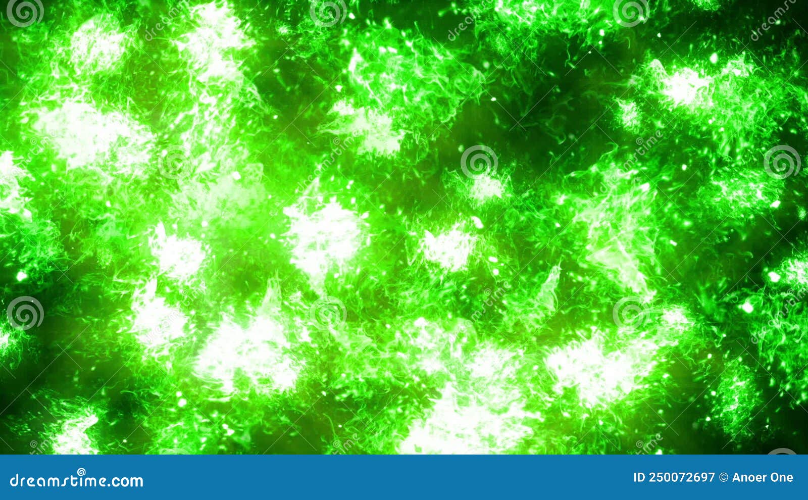 Green Fire Ball Explosion Flame Loop Animation Stock Video - Video of ...