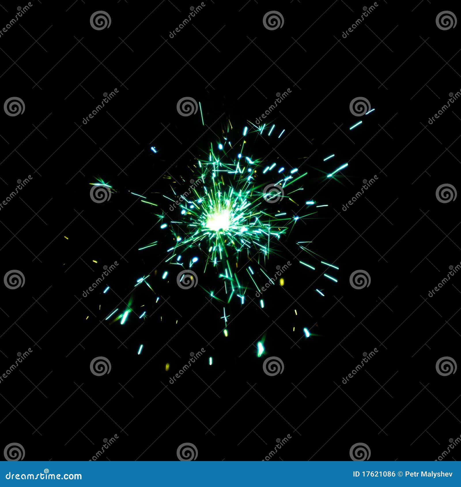 Green Fireworks Stock Photography | CartoonDealer.com #24236348