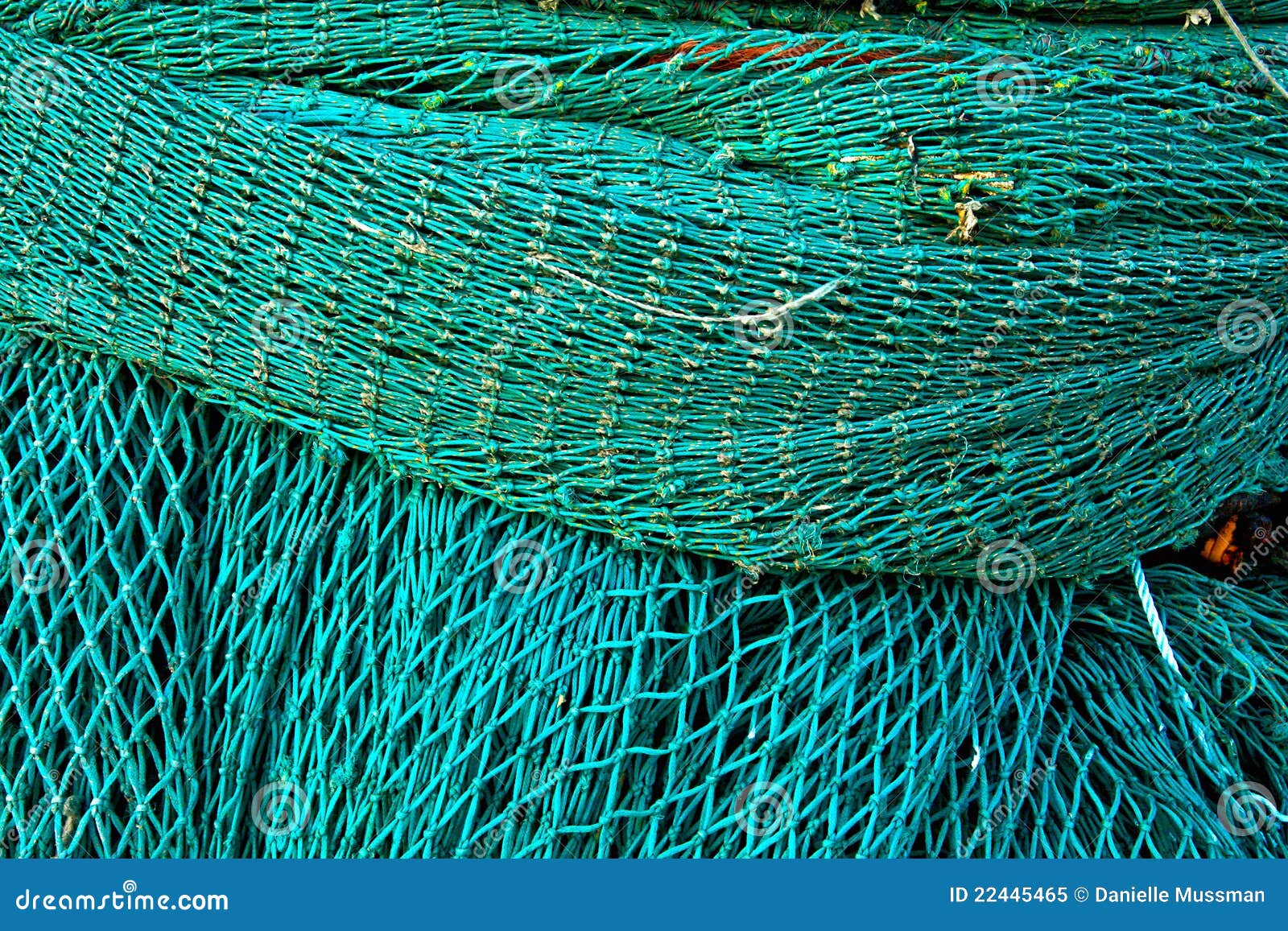 Green Fishing Netting in Howth, Ireland Stock Image - Image of catch ...