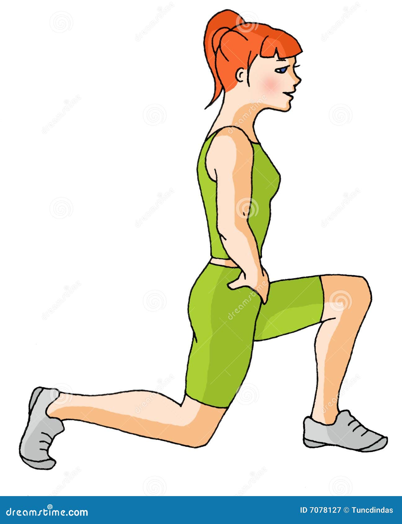 Green fitness 02 stock illustration. Illustration of relax - 7078127