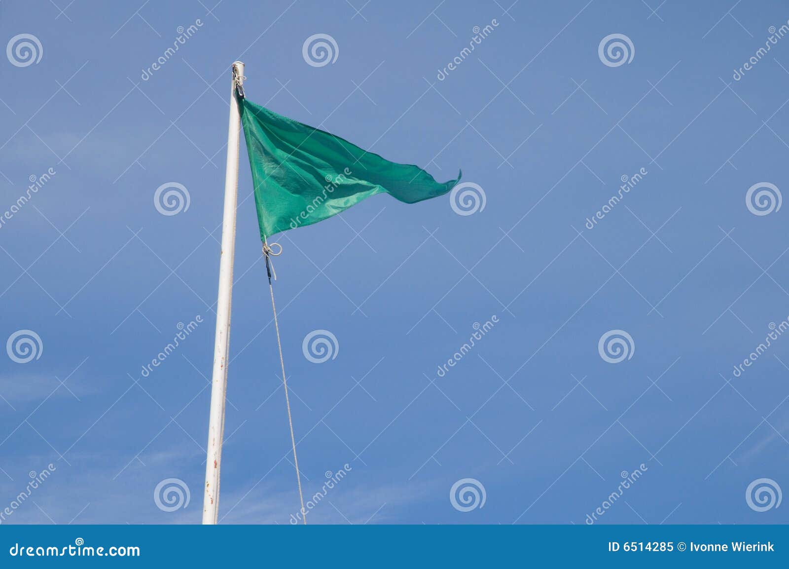 Green flag stock image. Image of signal, flag, windy, simple - 6514285