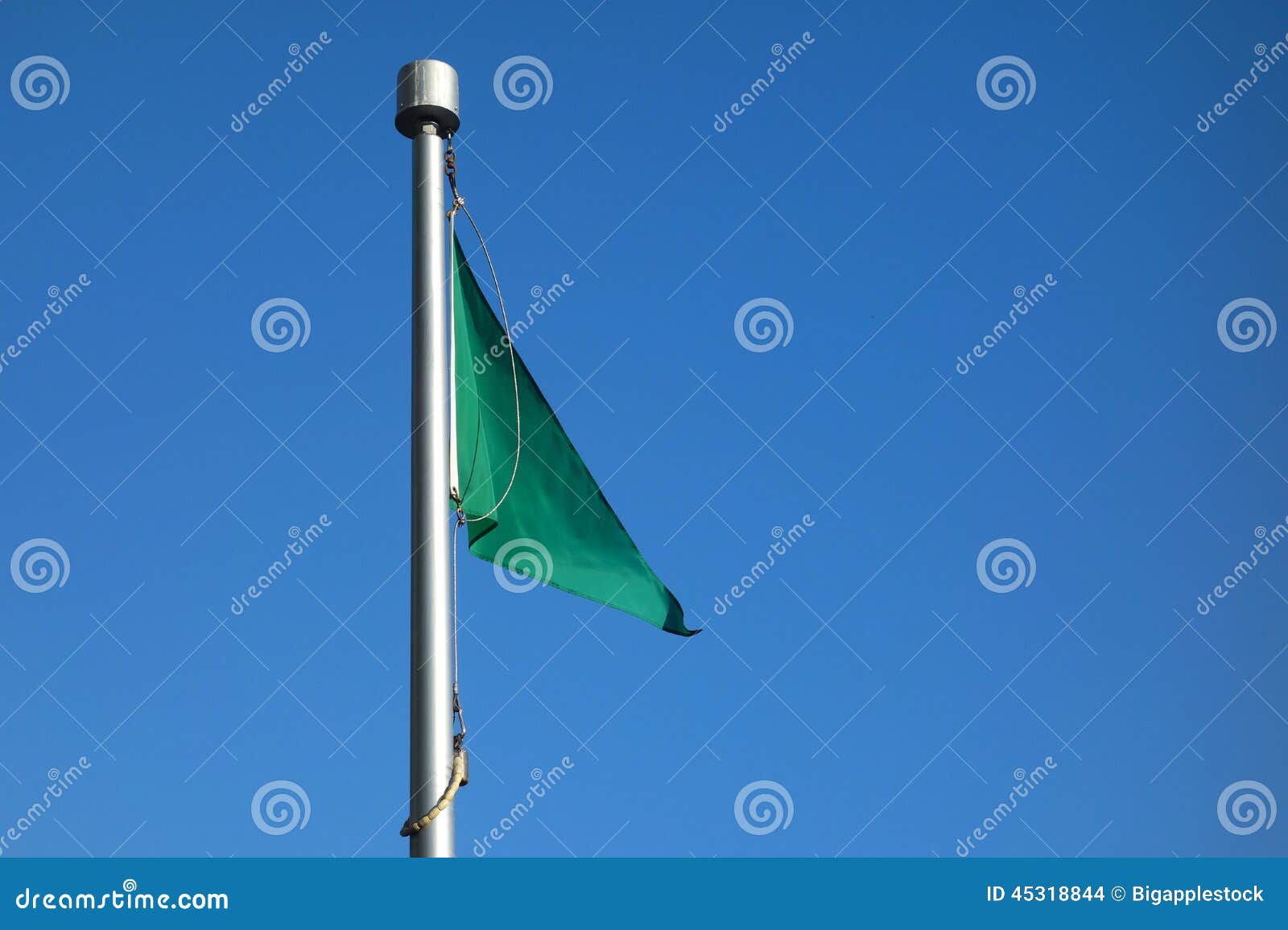 Green Flag stock photo. Image of signal, banner, color - 45318844