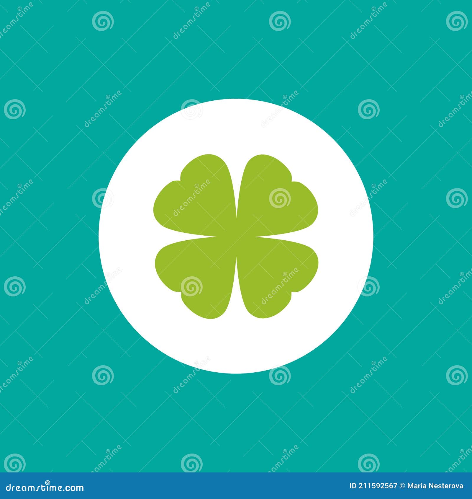 Circle Shamrock Stock Illustrations – 2,889 Circle Shamrock Stock ...
