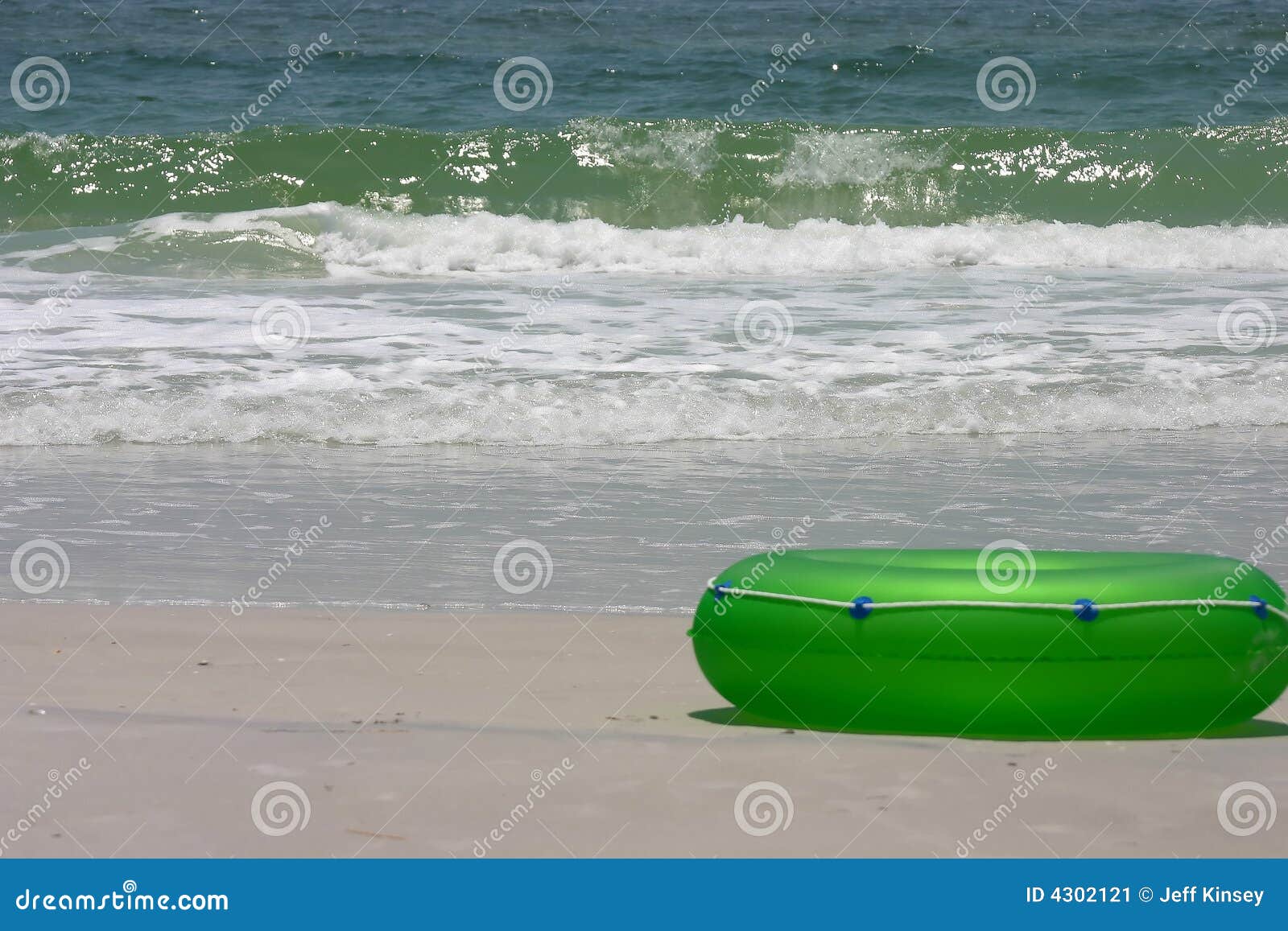 Green Float and Sea stock image. Image of florida, seascape - 4302121