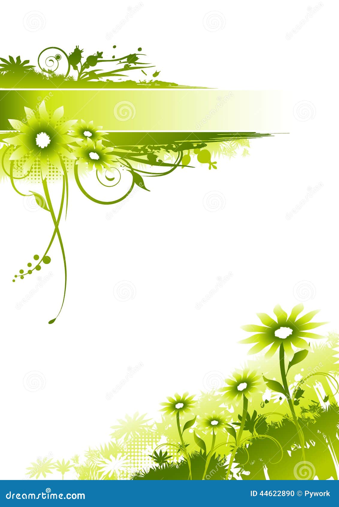 Green Floral Background stock illustration. Illustration of futuristic ... Green Floral Background stock illustration. Illustration of futuristic ...