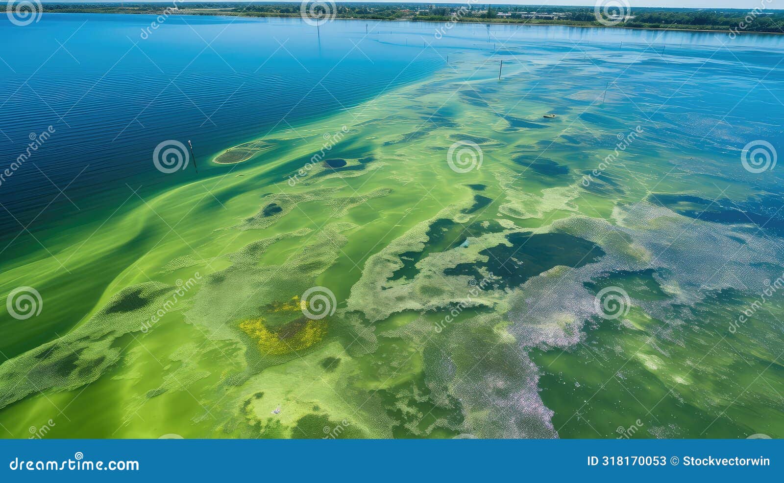 Green florida algae stock illustration. Illustration of health - 318170053