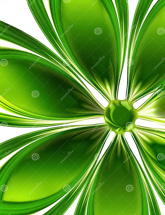 Green flower stock illustration. Illustration of abstract - 30959653